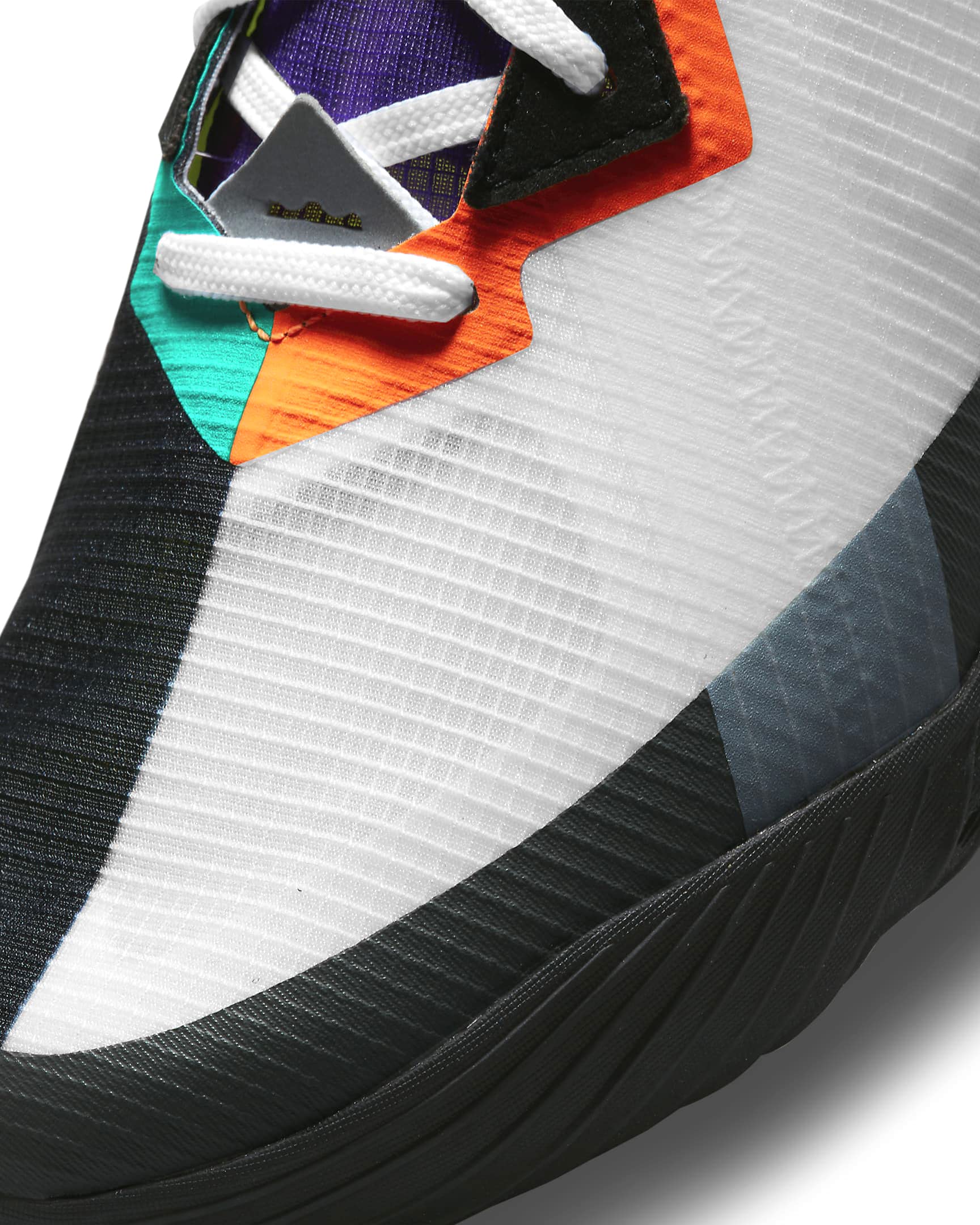 Nike Men's Lebron XVIII Low Greedy White/Black-Iron Grey-Volt (CV7562 100) - 8.5
