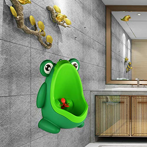 Potty Training Urinal for Boys, Cute Green Frog Training Urinal/Potty Urinal Pee Trainer Urine