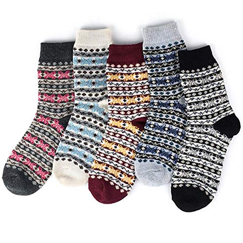 Yoga Socks with Grips for Women Pack Shoe Socks Women's Fancy Design Multi Colorful Patterned Knee High Socks