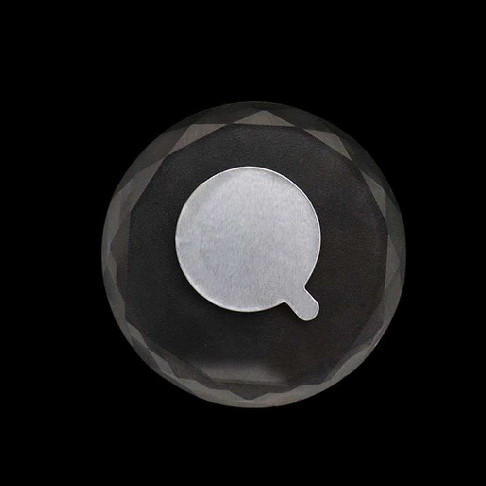 NXWVPC 600 Pcs 2.5cm Disposable Eyelash Glue Holder Pallet Sticker Paper Eyelash Extension Glue Pad Stand On Eyelash Jade Stone Cosmetic Makeup Tool