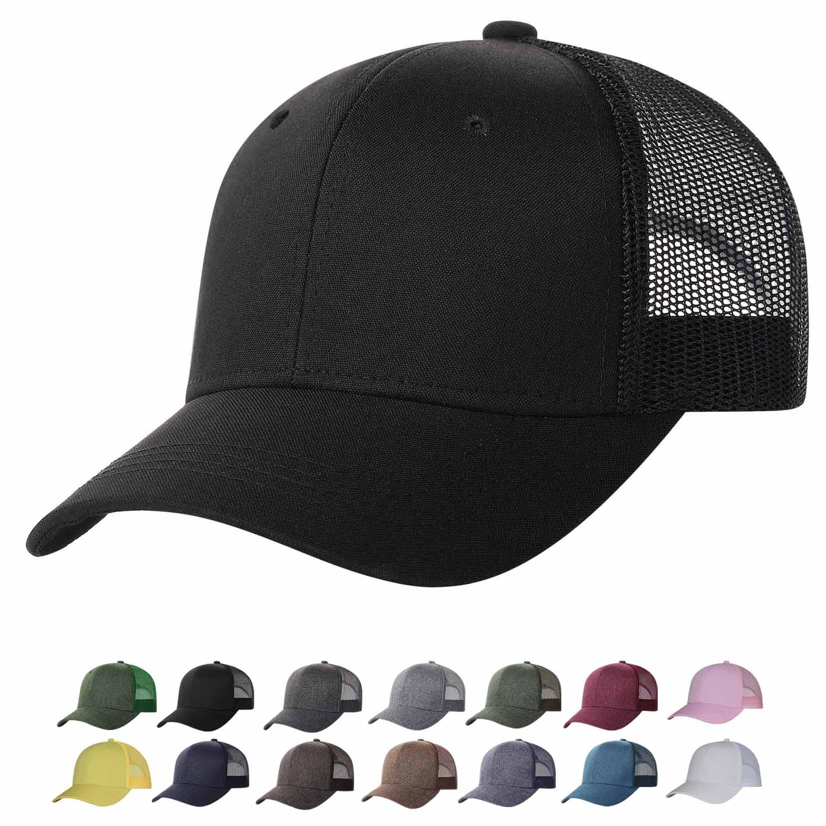 TSSGBL Adjustable Plain Blank Ball Caps for Women Men Black Coffee