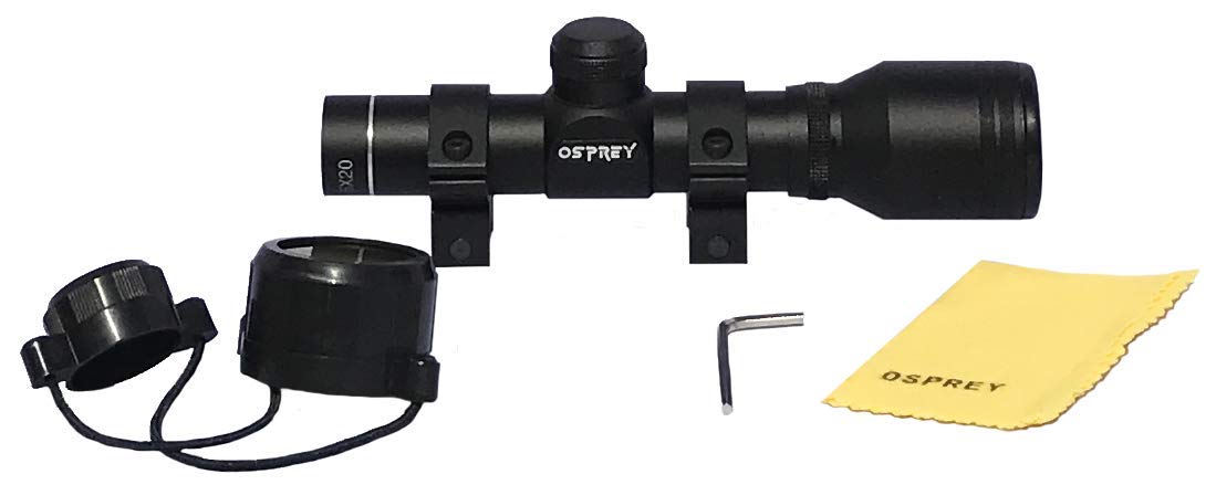 Osprey Global SD2.5X20DP : Osprey Standard Series 2.5X 20mm Rifle/Shotgun/.22 Long Rifle Scope with Duplex Reticle - 1/2 MOA