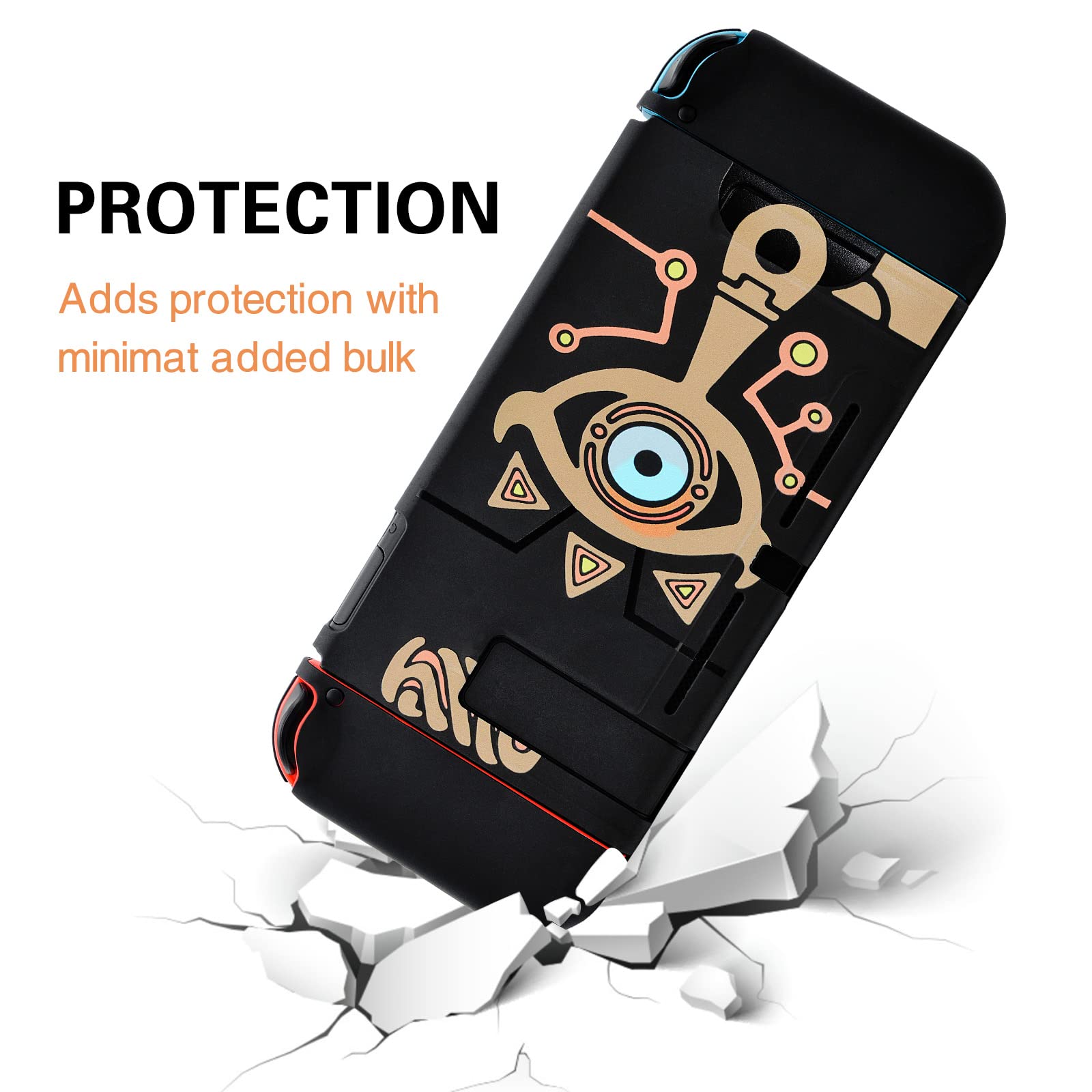 WYMDDYM Protective Case for Zelda Switch, Protective Case Compatible with Nintendo Switch, for Zelda Game Accessories Soft Slim Cover Shell for Console