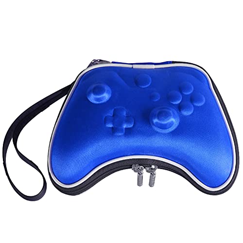 OSTENT Air Foam Hard Pouch Case Bag Sleeve for Microsoft Xbox One Wireless Controller - Color Blue