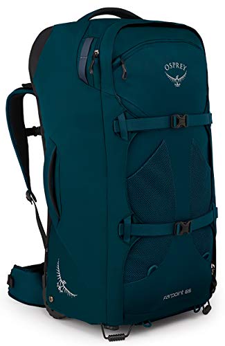 Osprey Farpoint 65 Men's Wheeled Luggage, Petrol Blue