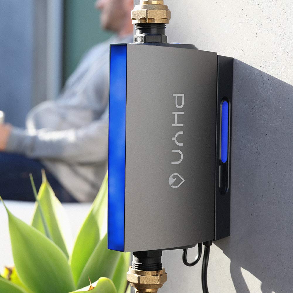 Phyn Plus Smart Water Assistant + Shutoff: Professionally-Installed Smart Home Water Leak Detector w/ Automatic Shutoff & Water Usage Monitor (Compatible with Alexa)