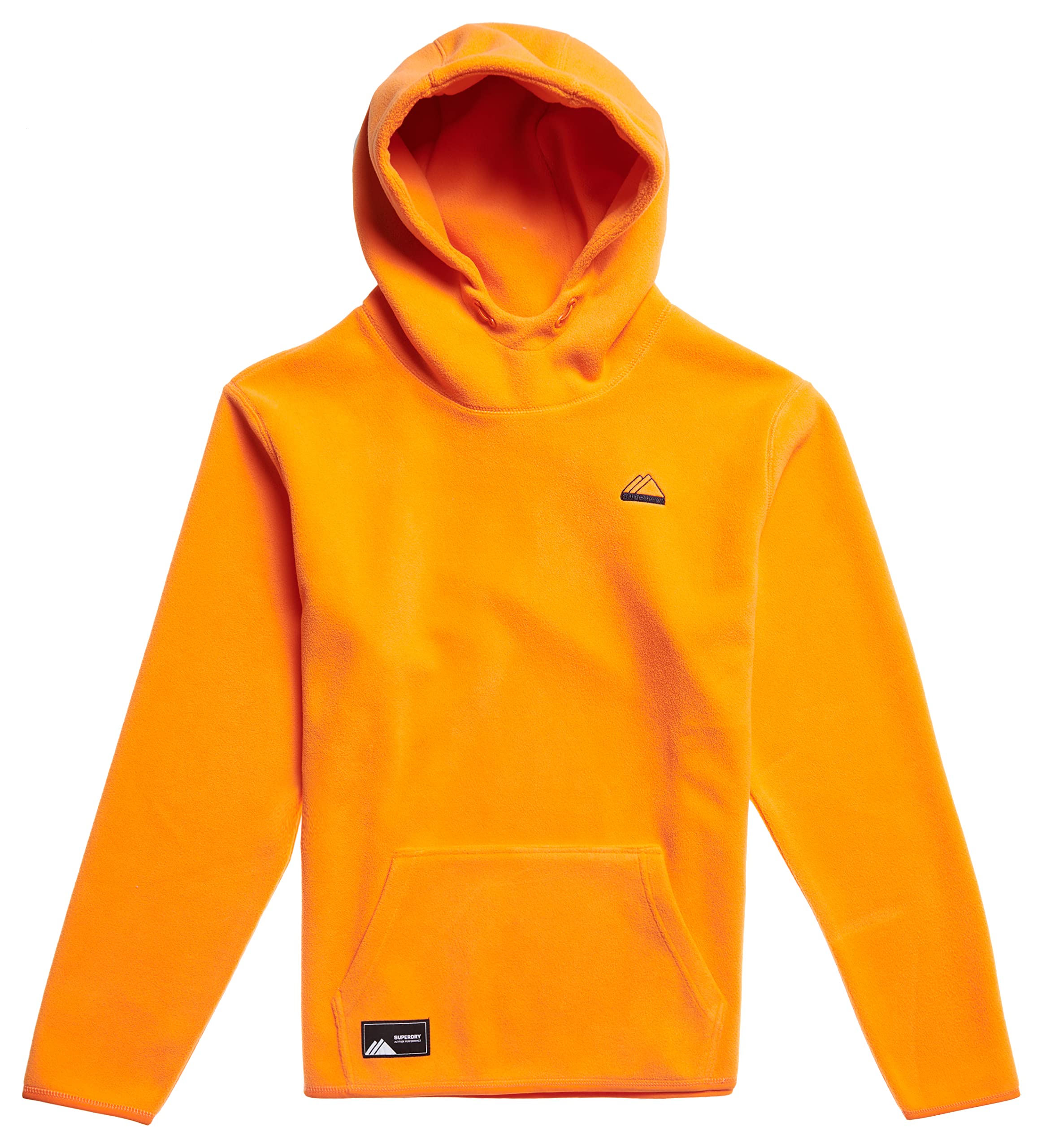 Superdry Men's Mountain Sport Fleece Hood, Jaffa, Large