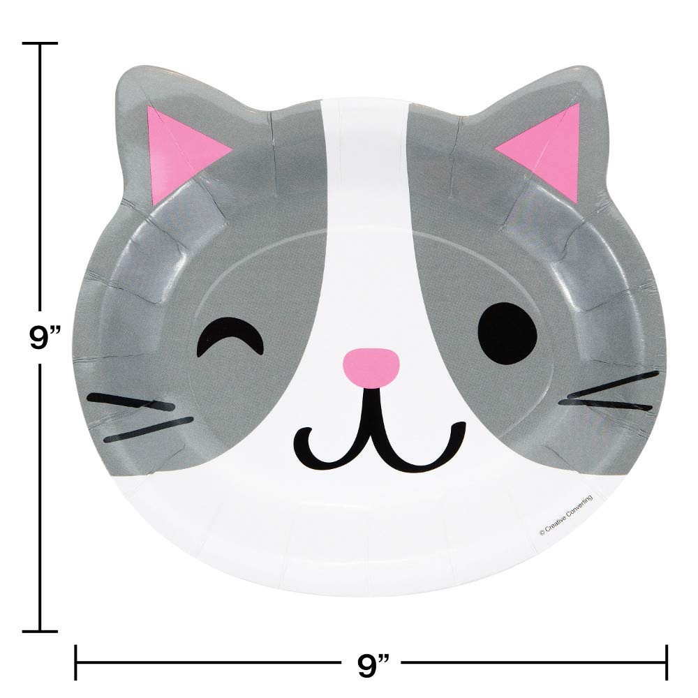 Purr-fect Cat Birthday Party Supplies Kit