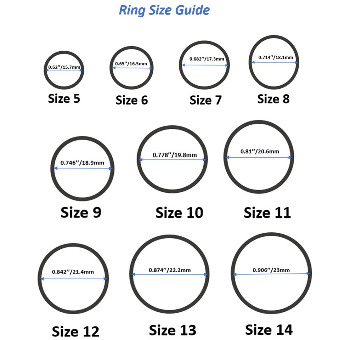 THJEW Round Shape Color Changing Mood Ring,S925 Sterling Silver Simulated Moon Stone Ring,Mystery Temperature-Control Changeable Ring, silver, crystal
