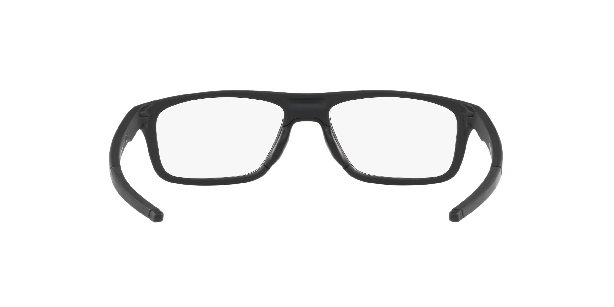 Oakley Men's OX8127 Pommel Rectangular Reading Glasses, Satin Black, 53mm + 1
