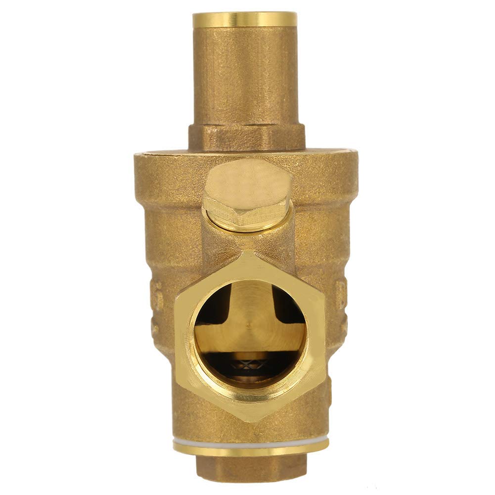 Pressure Regulator Valve Water Pressure Reducing Valve DN15 1/2" Adjustable Brass Water Pressure Regulator Valve Thread 1.6mpa Max. Pressure for druckminderer 1/2 wasser druckminderer wasser