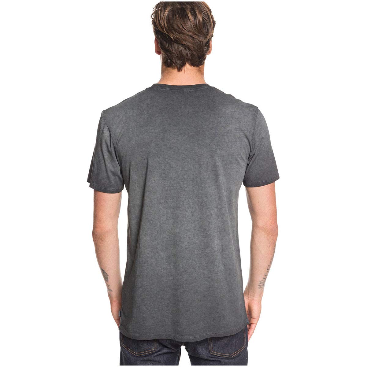 Quiksilver Men's Shaper Script Short Sleeve TEE, Black, S