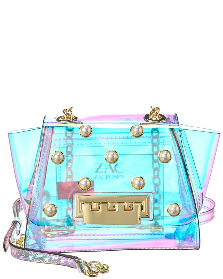 ZAC Zac Posen Eartha Mini Chain Crossbody - Clear Pearl Lady Iridescent One Size