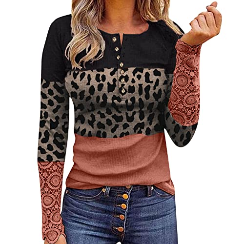 Women's Cute Printing Pullover Long Sleeve Casual Fashion Sweatshirt Autumn and Winter Round Neck Blouses