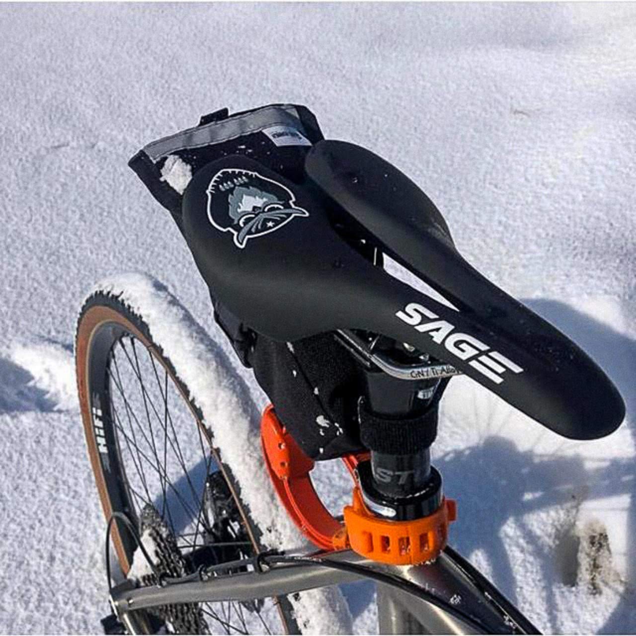 Sage Beccus Bike Saddle | Titanium Rails Bicycle Comfort Cushion Seat | Mountain Road Bikes Padded Cycling Seats | Men and Women Exercise Performance Cycle Accessories (143mm)