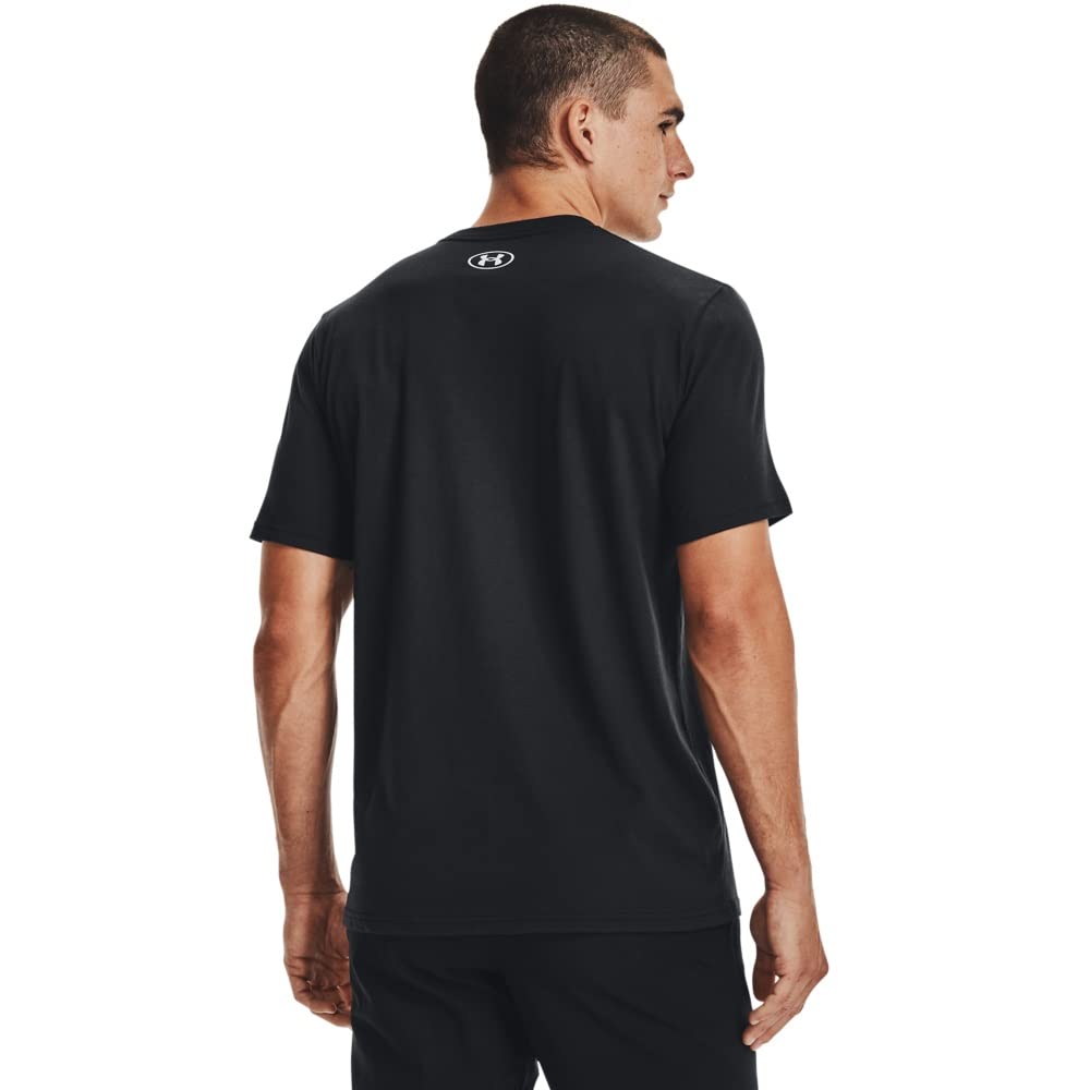Under Armour Men's New Freedom BFL T-Shirt, Black (001)/White, X-Large