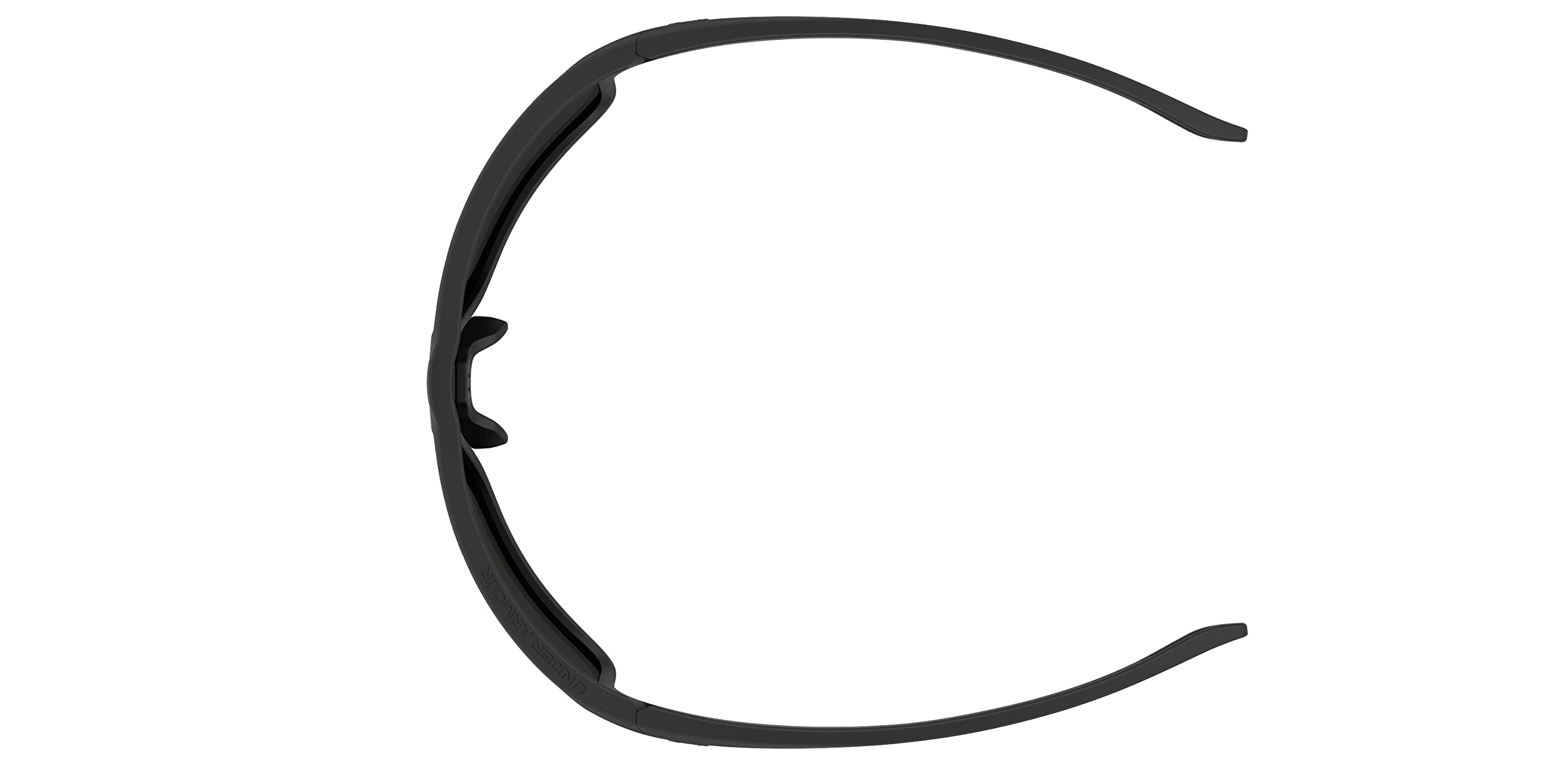 Under Armour Men's Battle Rectangular Sunglasses Polarized, Matte Black, 65mm, 16mm