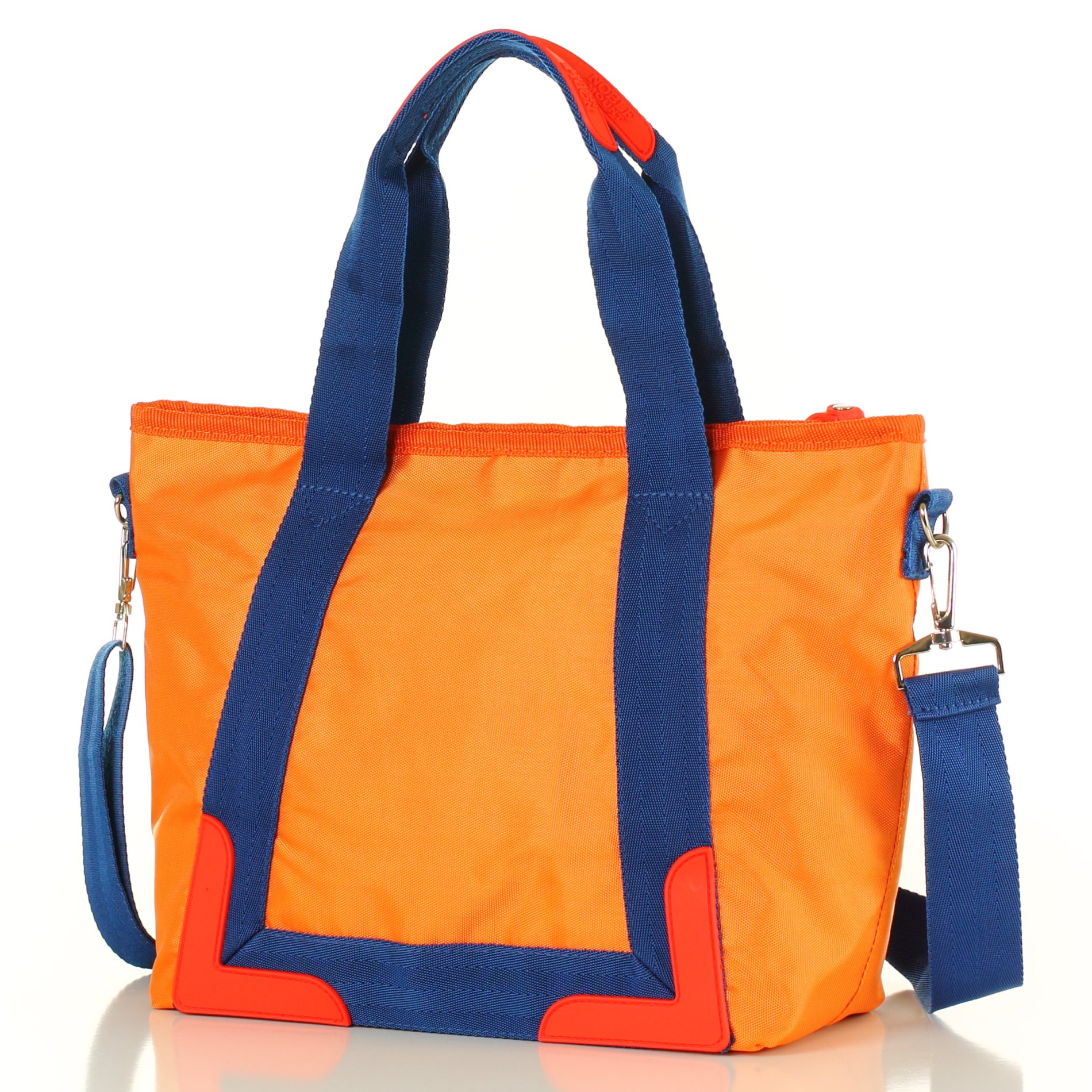 Noble Mount Colorsplash Nylon Tote - Tangerine