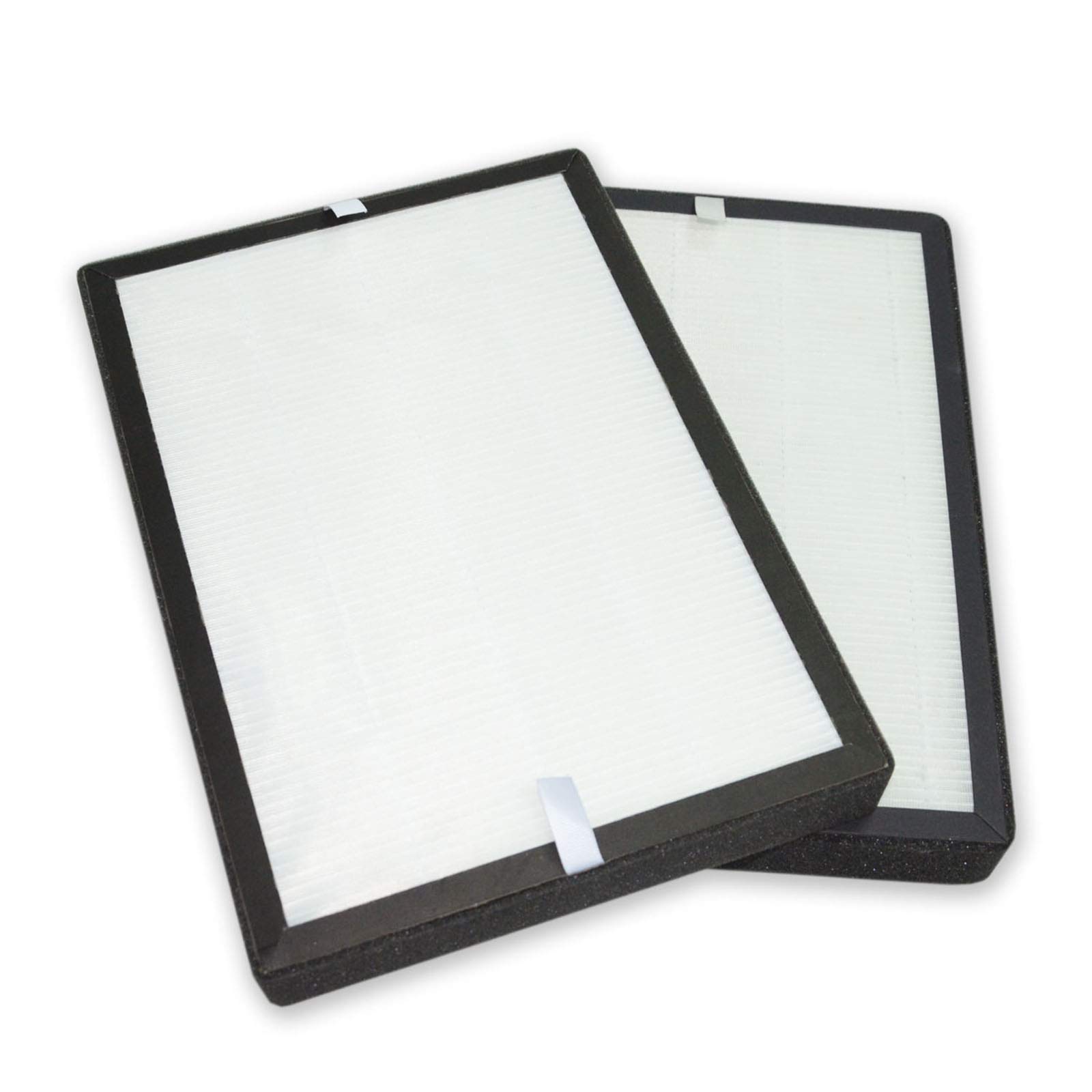 PUREBURG Replacement True HEPA Filters Compatible with COSTWAY IGYLAR Domie 4-in-1 Composite Ionic Air Purifiers,H13 3-Stage Filtration Activated Carbon,2-Pack