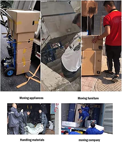 WTHOME Hand Truck Stair Climber Electric, 200 kg Capacity - Sack Rodel Labor-Saving Hand Truck, with Maintenance-Free Brushless Motor, Removable Battery, S-Shaped Support Arm