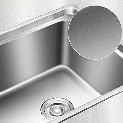 n/a Kitchen Sink Stainless Steel Finished Brushed Single Bowl Sink Kitchen Above Counter or Undermount Without Faucet Kitchen Sinks