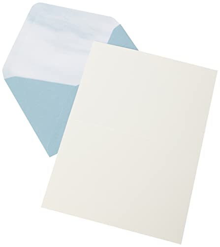 Portico Designs Blank Notecard Set Gold Foil Boxed Notecards Stationary Set, 10-Count, Dragonflies