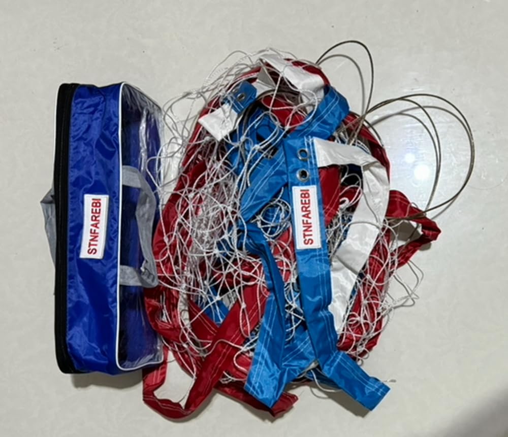 Professional Badminton Net Outdoor with Aircraft Wire Rope, 20 FT x 2.5 FT Outdoor Badminton Tournament Net for Garden Schoolyard Backyard