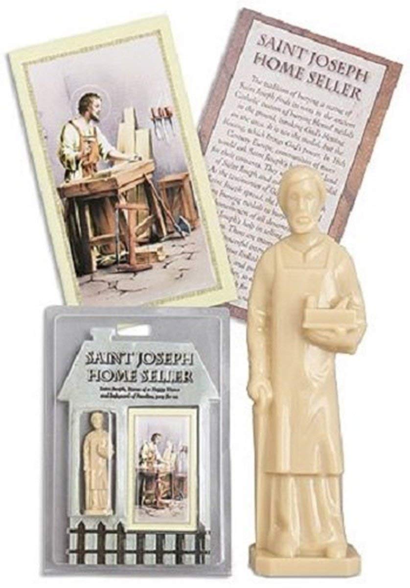Saint Joseph The Worker Home Seller Kit, 3 1/2 Inch