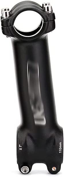 ZECHAO 25.4mm Mountain Bike Stem,Ultralight Handlebar Stem 7 Degree Mountain Road Bike Stem 60/70/80/90/100/110/120/130mm Bike Stem Bike Stem (Color : Black, Size : 25.4x130mm)
