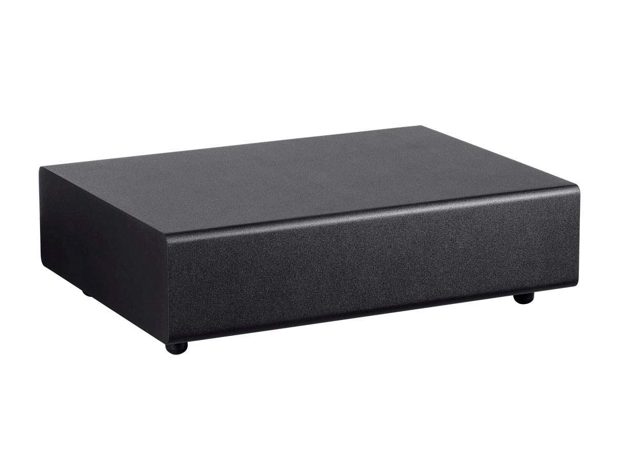 Monoprice SSW-8 Slim Powered Subwoofer - 8 Inch Woofer, 100 Watt, Low Profile, Powerful Amp, Low Pass, RCA and Speaker Level Terminal Inputs, Black