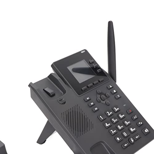 VOIP Phone, Voicemail 4G WiFi 2.4 Inch Color Screen Business SIP Phone for Office (US Plug)