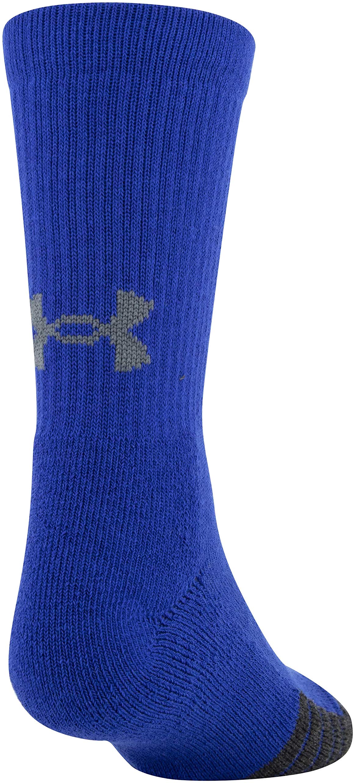 Under Armour Unisex-Child Performance Tech Crew Socks, Multipairs, Royal Assorted (6-Pairs), Small