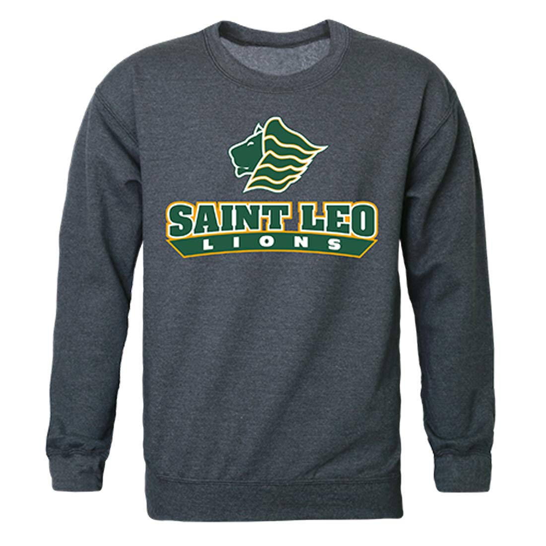 Saint Leo University Lions NCAA Campus Crewneck Sweatshirt - XX-Large, Heather Charcoal