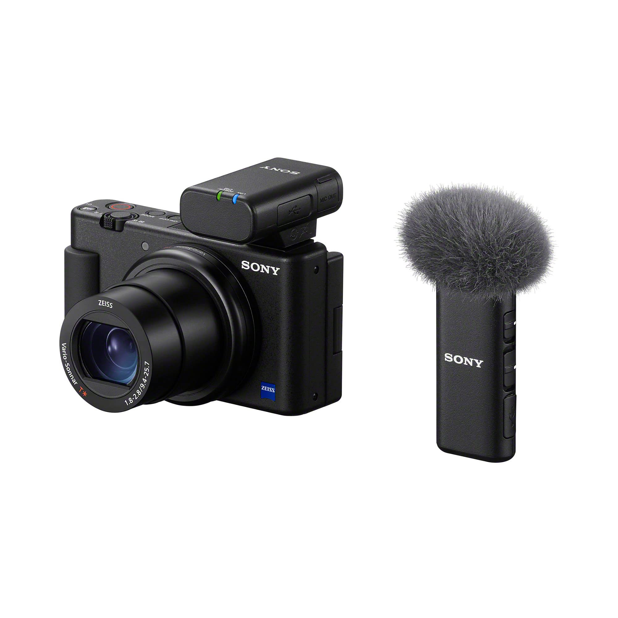 Sony Digital Bluetooth Wireless Microphone ECMW2BT (Black), Small
