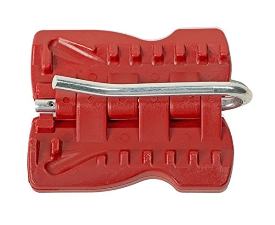 The Original Fat Ivan Fold Up Doorstop Wedge with Magnet Red (Pack of 2)
