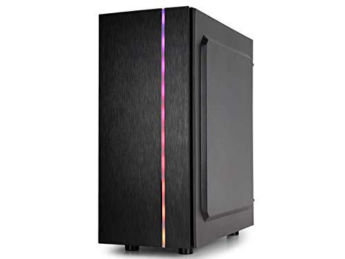 Raidmax Blazar ATX Mid Tower PC Gaming Computer Case with Brushed Front Panel ARGB LED Strip