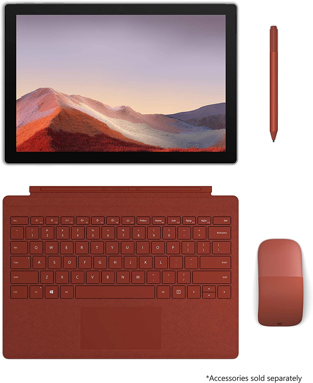 Microsoft Surface Pro 7 Tablet, Intel Core i7-1065G7, 16GB RAM, 256GB SSD, 12.3" Pixelsense/Touch, Intel Iris Plus Graphics, Windows 10 Pro Laptop, Platinum (Renewed)