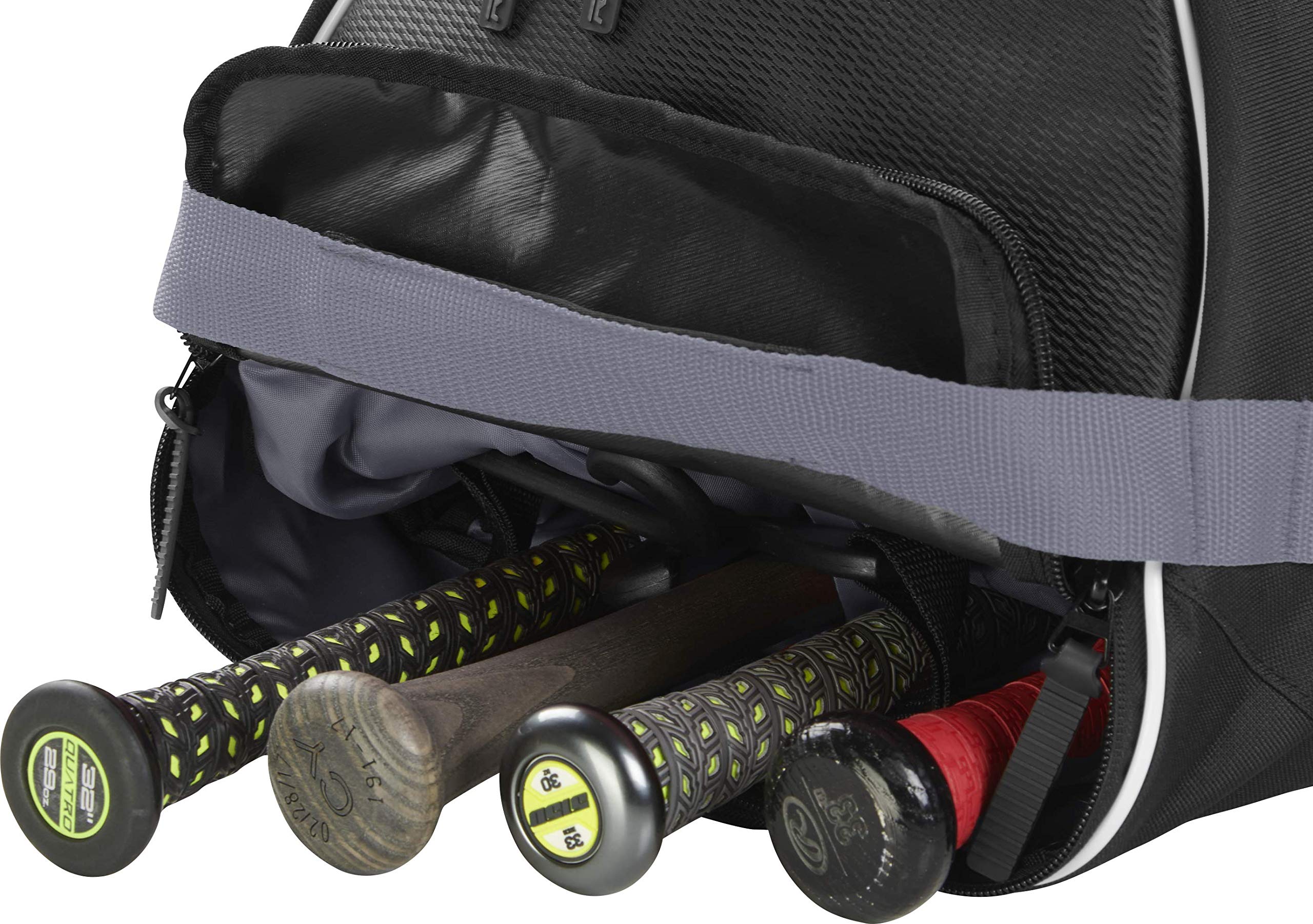 Rawlings | R1502 Wheeled Catcher's Bag | Baseball/Softball | Black