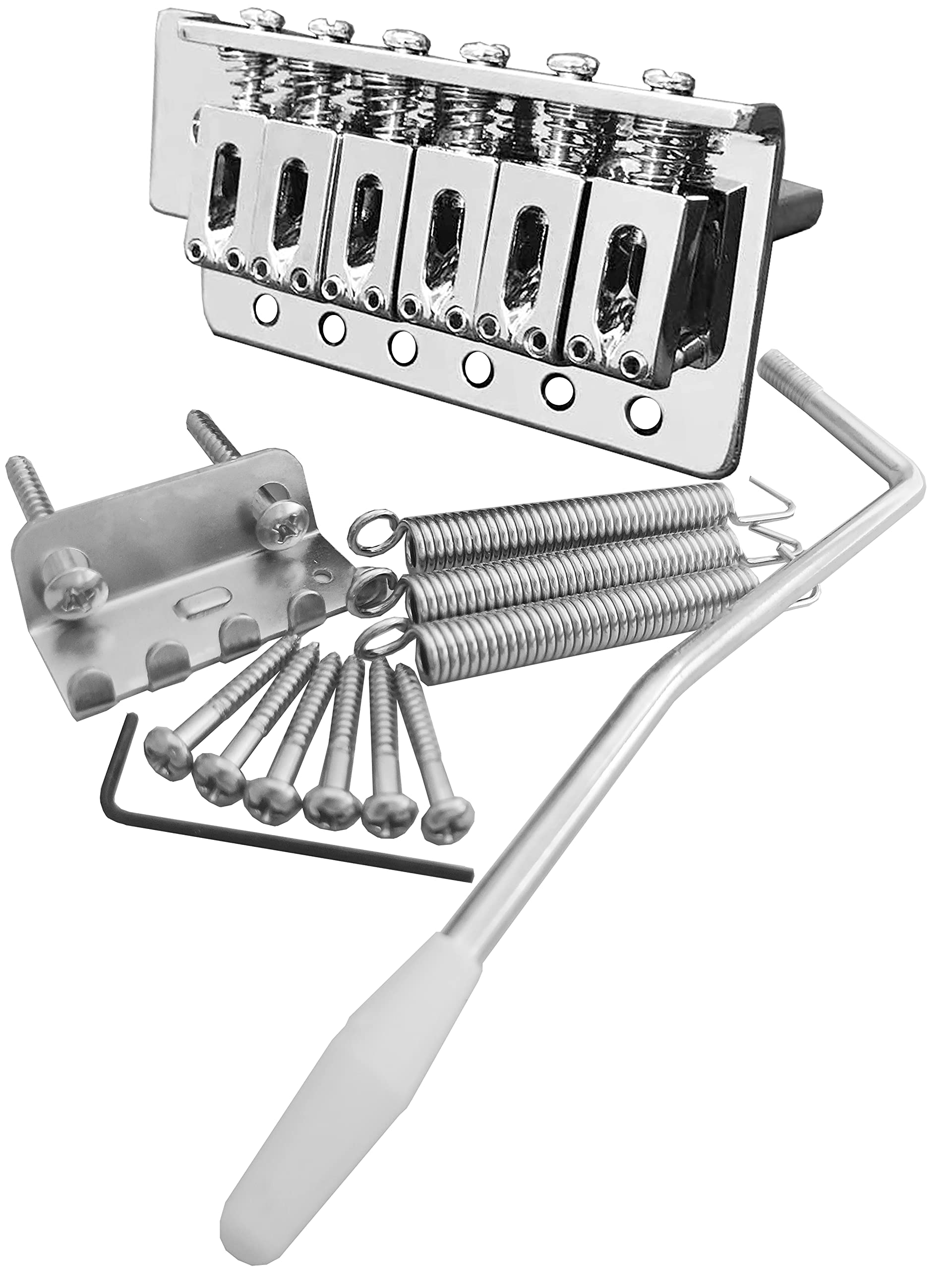 Ubrand 52.5mm Guitar Stratocaster Tremolo Bridge, Right, 2101-STQQ-CR
