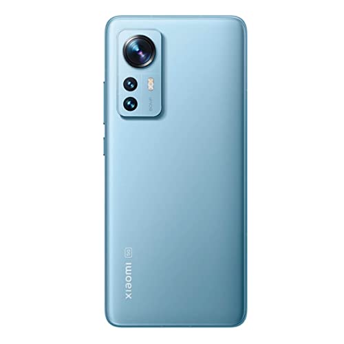 Xiaomi 12X 5G + 4G LTE (128GB + 8GB) Global Unlocked 6.28" 50MP Pro Grade Camera (Not for Verizon Boost At&T Cricket Straight) + (w/Fast Car Charger Bundle) (Blue)