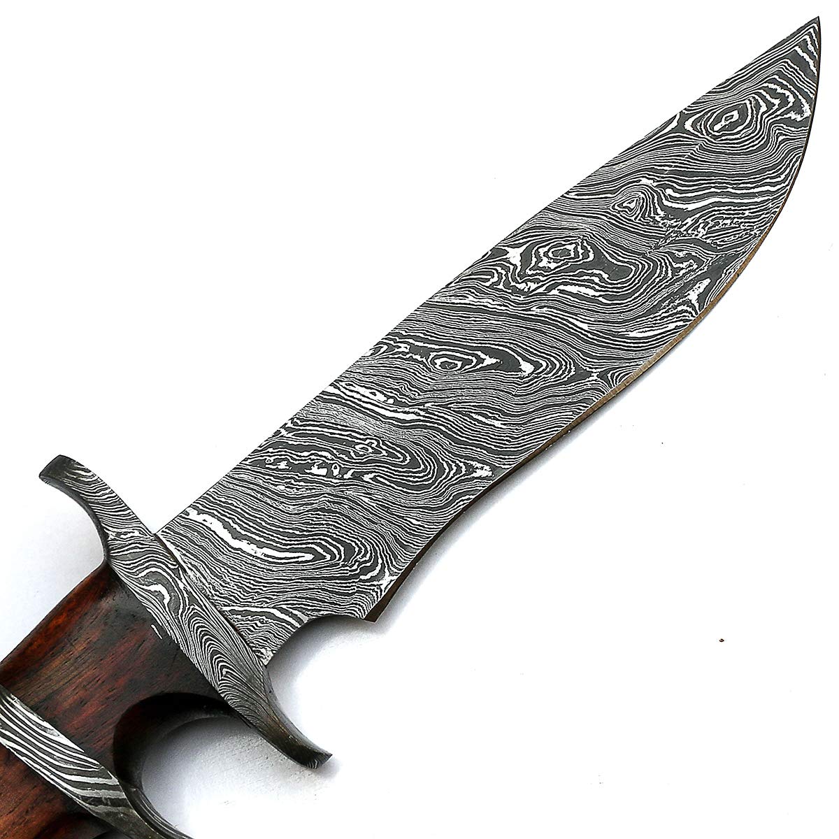 PAL 2000 KNIVES STNG Sub Hilt Handmade Damascus Steel Knife With Sheath 9273