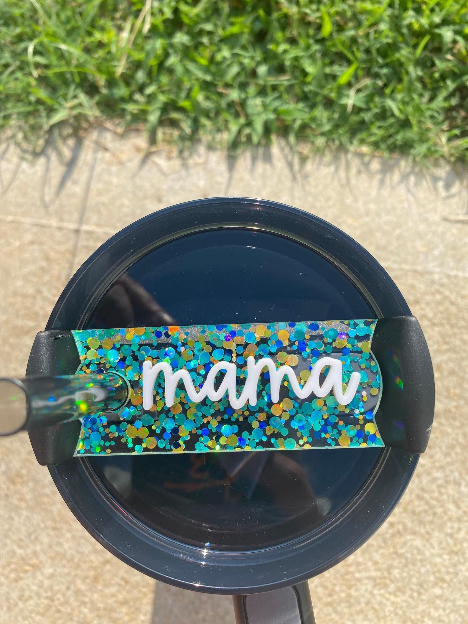Personalized Tumbler Name Tag | 40oz 30oz | Name Plate | Quencher Lid Name Tag | Acrylic Name Plate