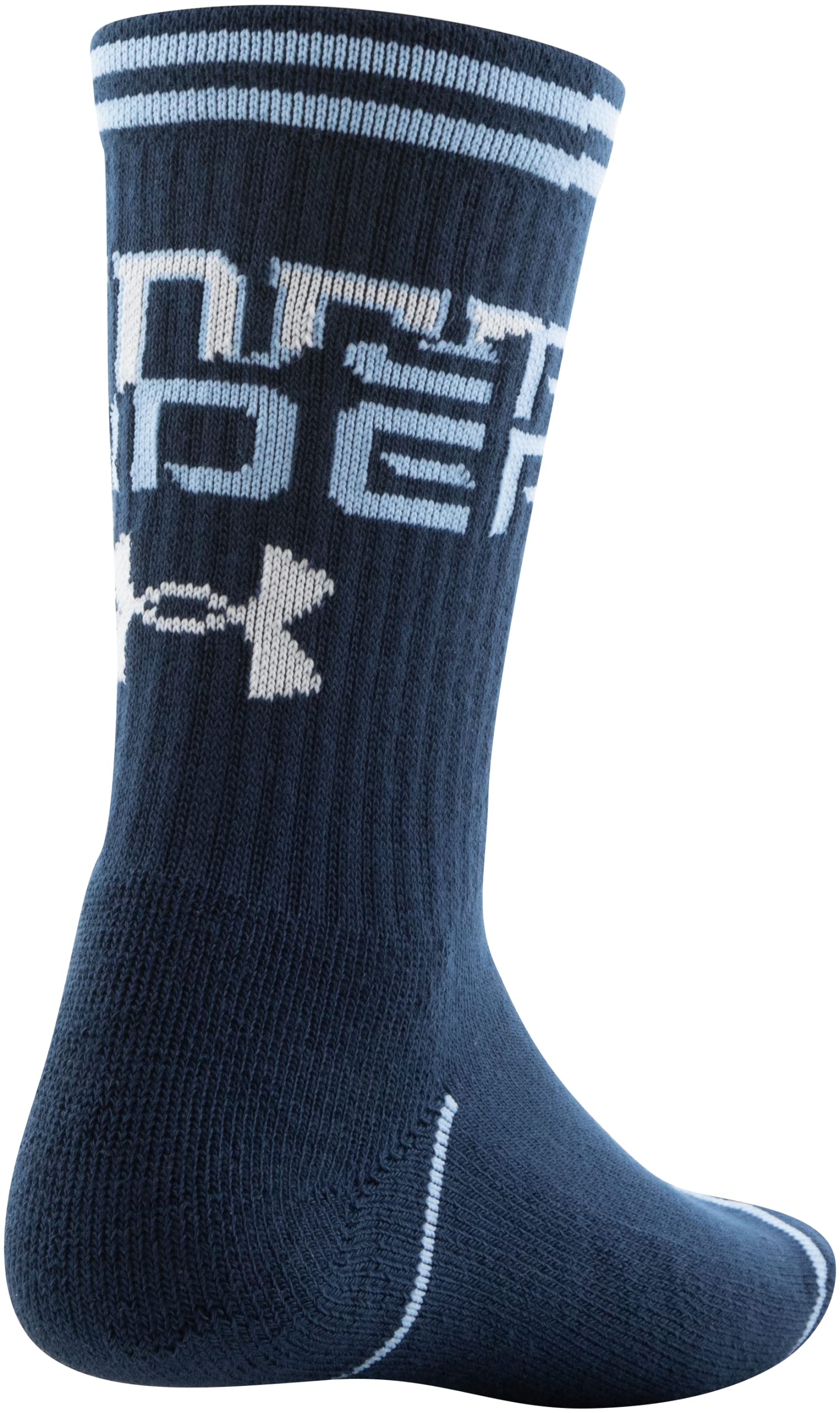 Under Armour Youth Phenom Crew Socks, 3-Pairs