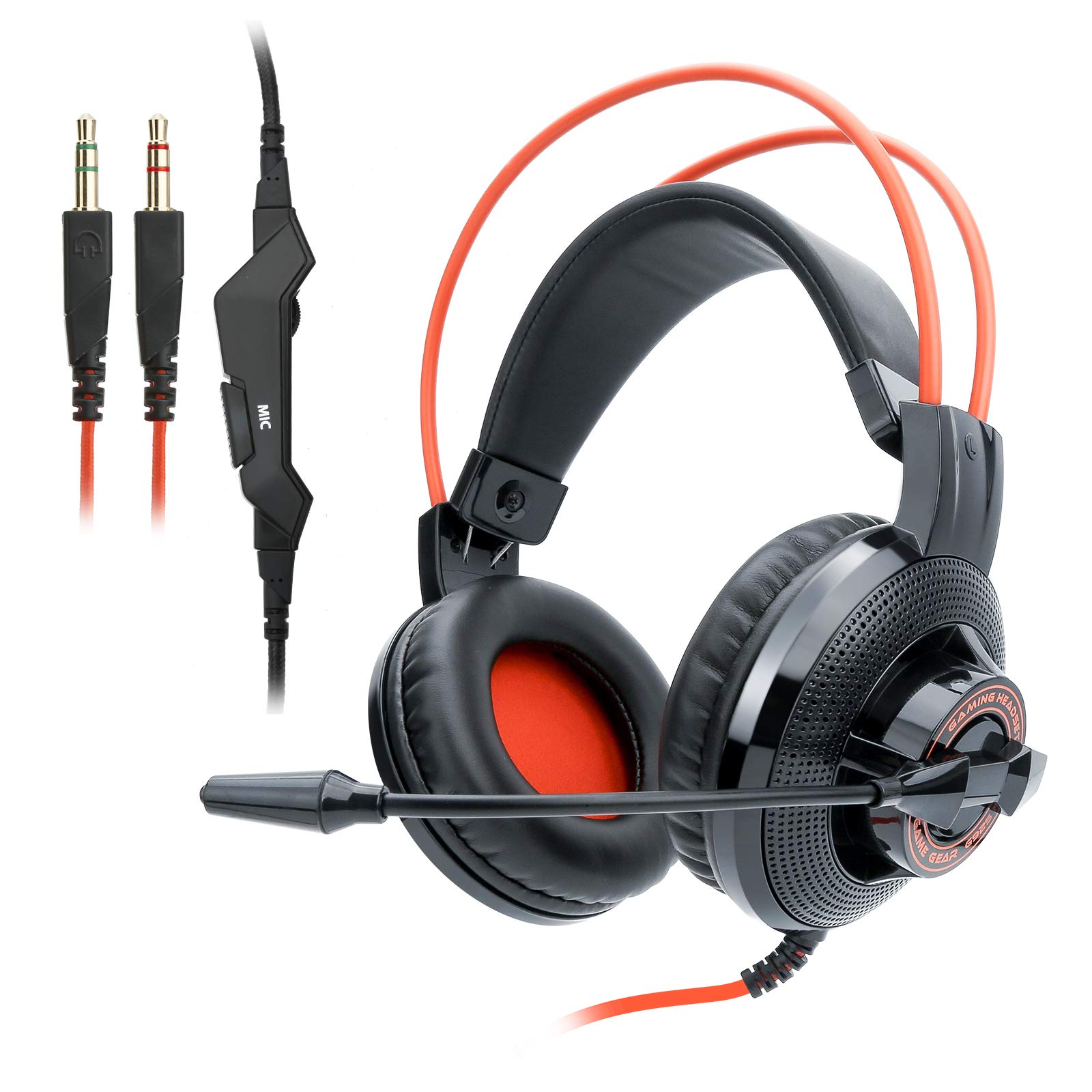 SOMIC G925 Gaming Headset 3.5mm Stereo for PC, Laptop, PS4, Xbox One Over Ear Wired Headphone with Mic