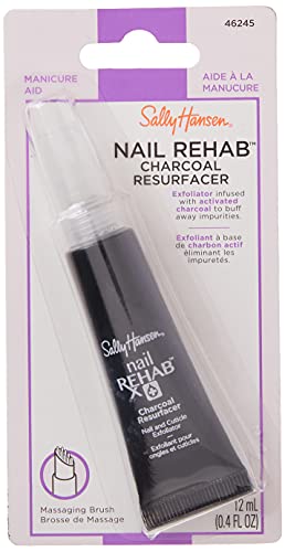 Sally Hansen Nail Rehab Charcoal Resurfacer - 46245 Exfoliator Women 0.4 oz
