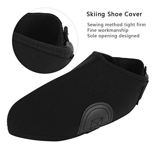Snowshoe Cover, Snow Shoe Protector Cover Skiing Overshoes Equipment for Any Foot Yard Using for Skiing(black)