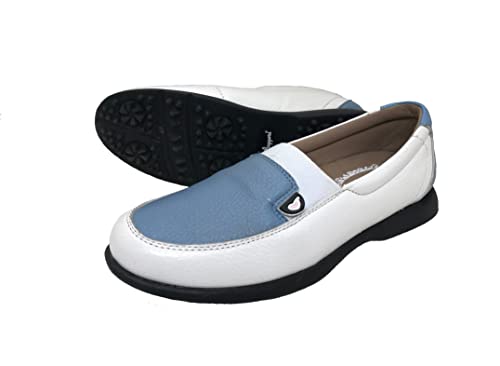 Sandbaggers Maddie Women's Golf Shoe (Sky Blue & White Size 6.5)