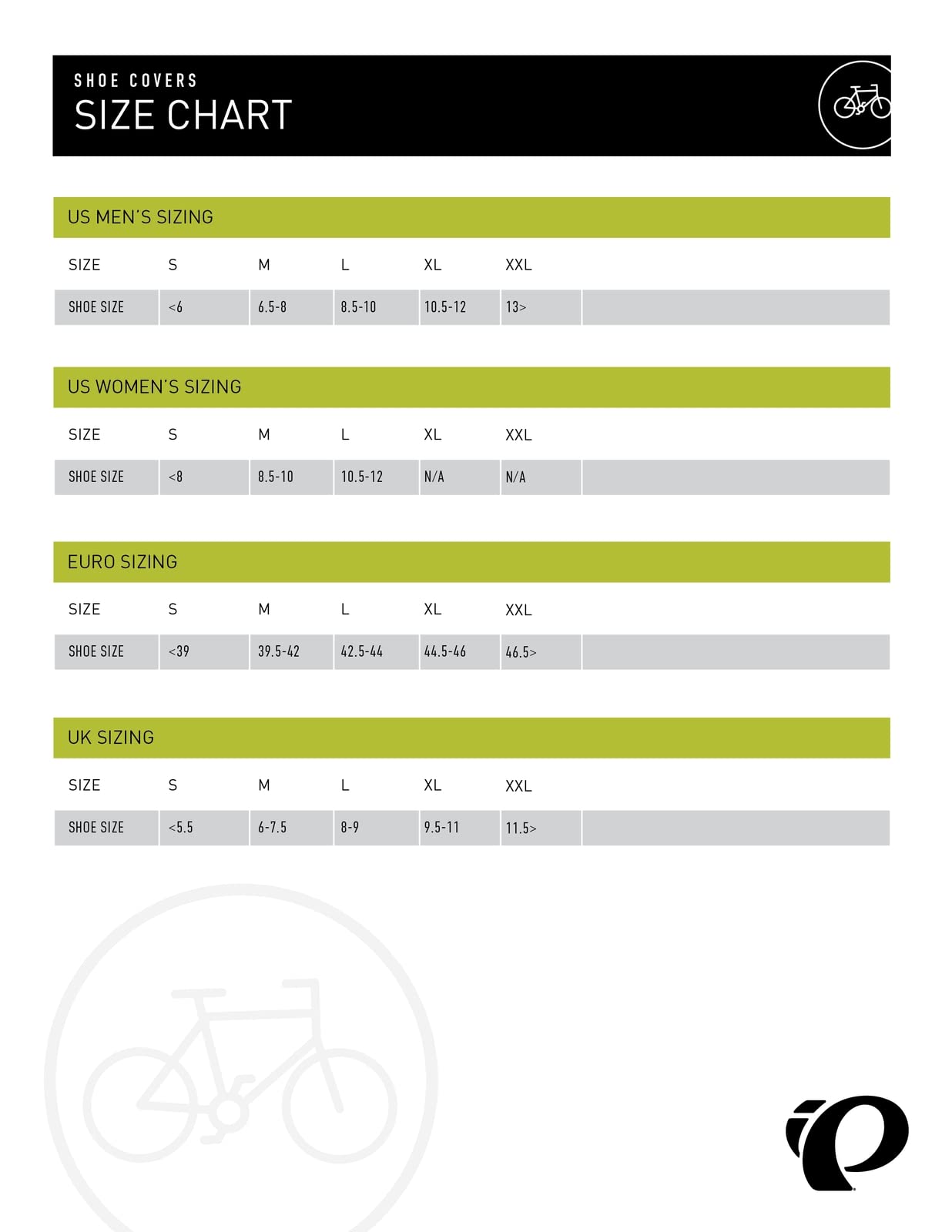 PEARL IZUMI Totes, Black (Black), L/XL