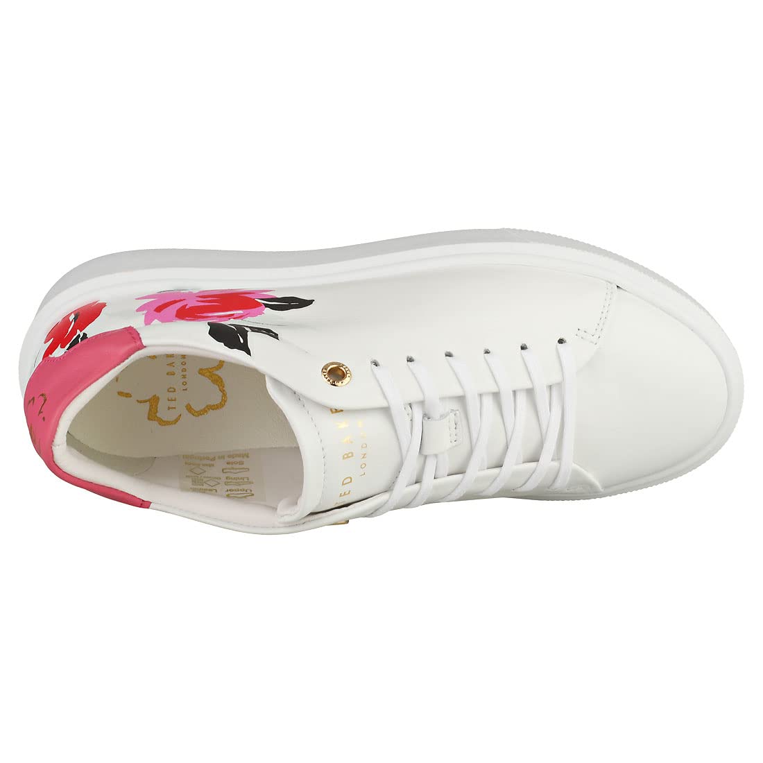 Ted Baker Daffina Womens White Sneakers-UK 3 / EU 36