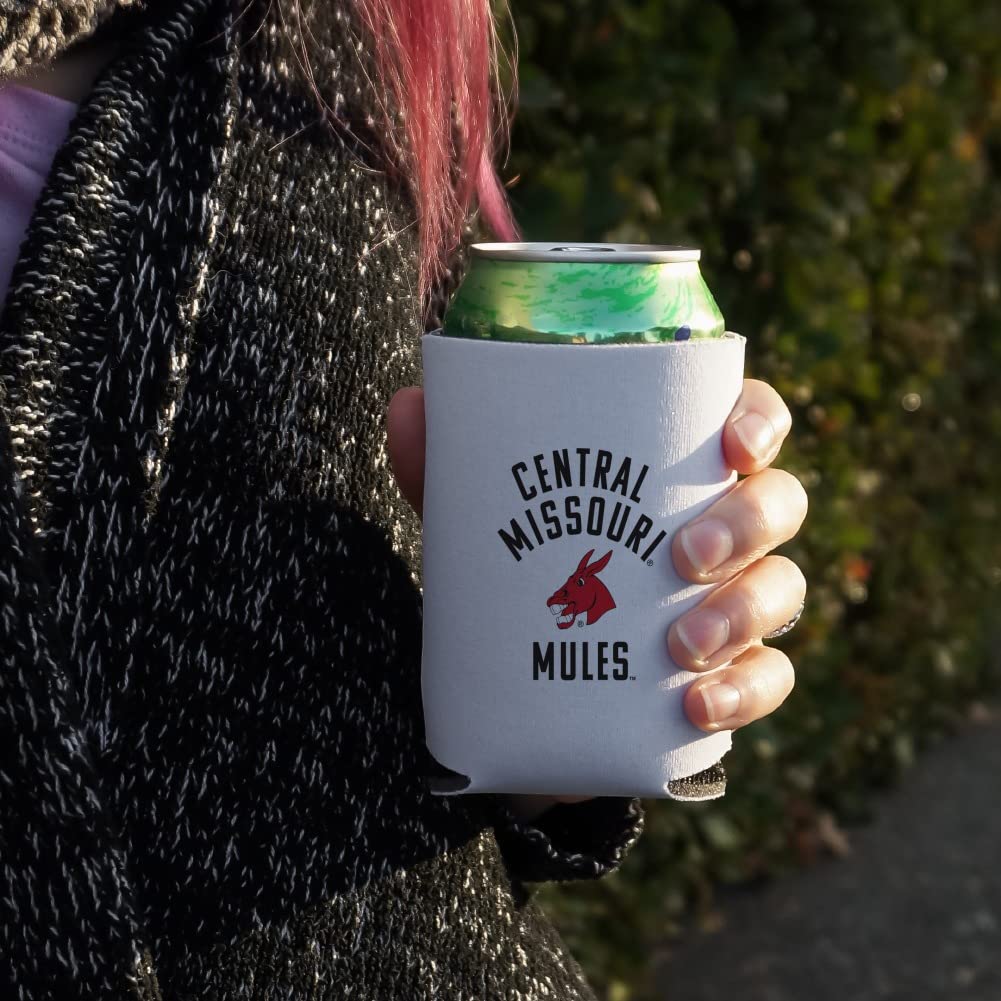 University of Central Missouri Mules Can Cooler - Drink Sleeve Hugger Collapsible Insulator - Beverage Insulated Holder
